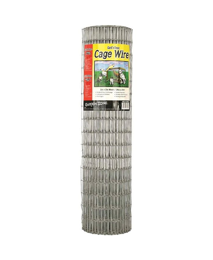 Garden Zone 432425 Mesh 14-Gauge Galvanized Wire Fence - Macy's