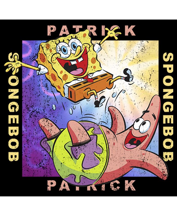 Nickelodeon Boy's SpongeBob SquarePants Distressed Best Friends Child T ...