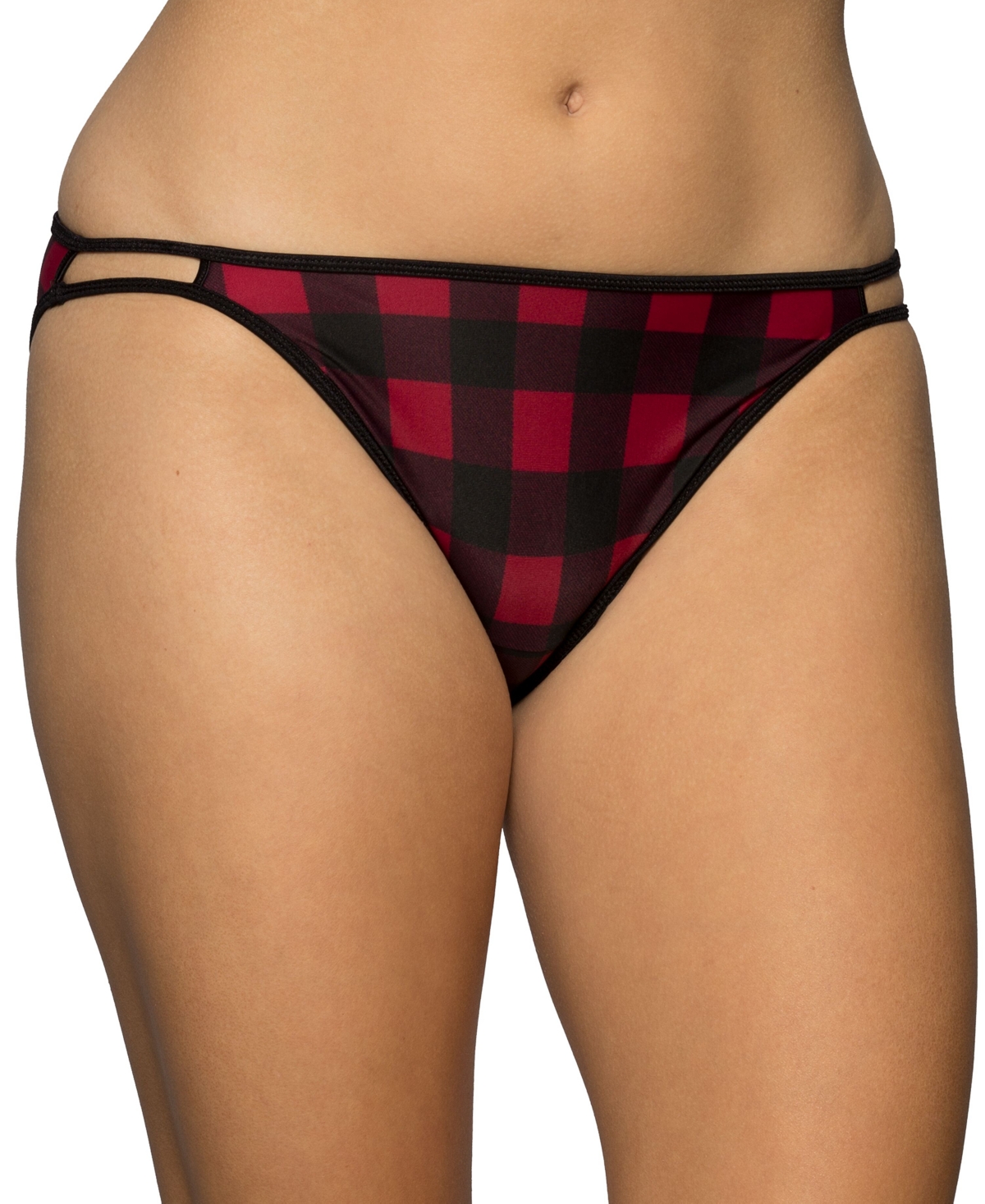 Vanity Fair Illumination String Bikini In Cozy Check Print | ModeSens Vanity Fair Illumination String Bikini In Cozy Check Print | ModeSens