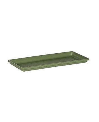 Novelty Plastic Countryside Sage Flower Box Tray, 18 Inch - Macy's