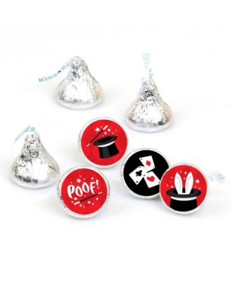Ta-Da, Magic Show - Magical Round Candy Sticker Favors (1 sheet of 108 ...