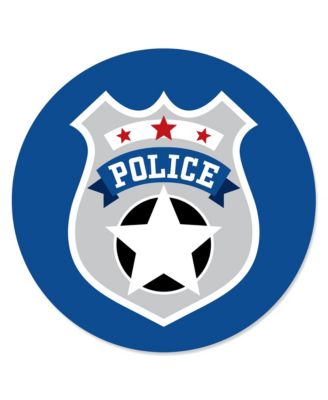 Calling All Units - Police - Cop Party Circle Sticker Labels - 24 Ct ...