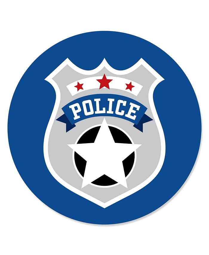 Big Dot of Happiness Calling All Units - Police - Cop Party Circle ...