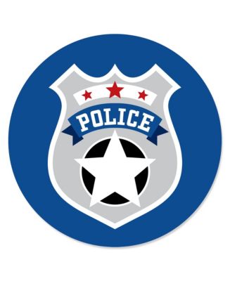 Calling All Units - Police - Cop Party Circle Sticker Labels - 24 Ct ...