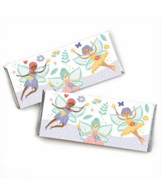 Big Dot of Happiness Let's Be Fairies - Candy Bar Wrapper Fairy Garden ...