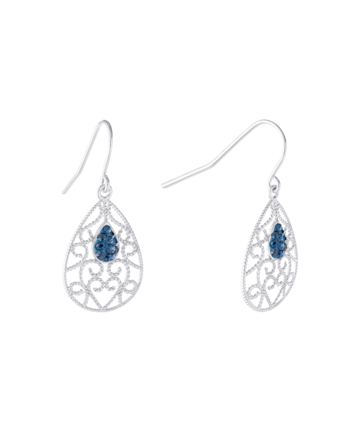 Click here for Giani Bernini Crystal (0.16 ct.t.w) Filigree Tear... prices