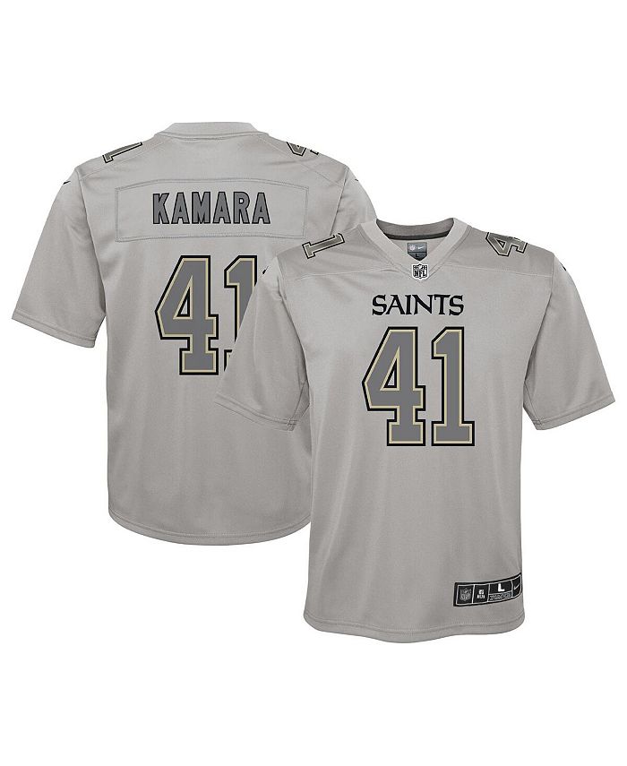 Nike Big Boys Alvin Kamara Gray New Orleans Saints Atmosphere Game ...
