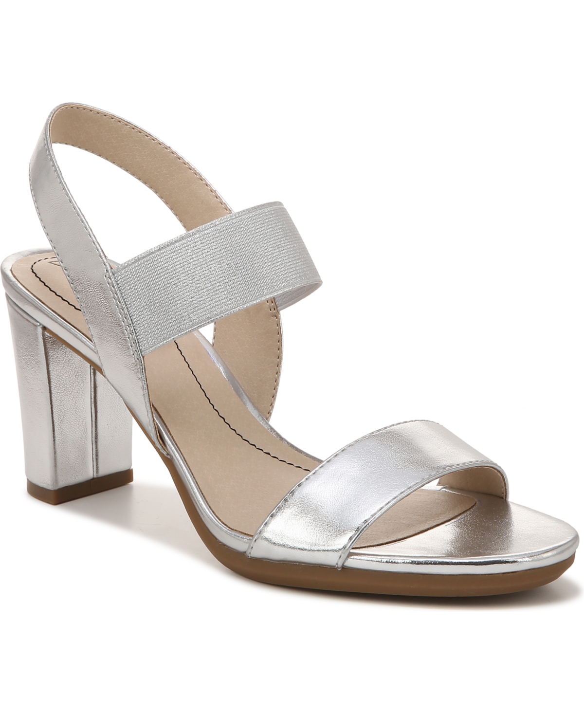 Click here for LifeStride Aloha Ankle Strap Sandals - Silver Faux... prices
