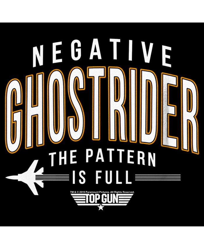 Paramount Pictures Boy's Top Gun Negative Ghost Rider the Pattern Is ...