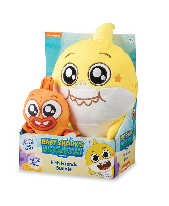 Baby Shark Basic Plush 12" with Sound and William 7" Basic Plush No ...