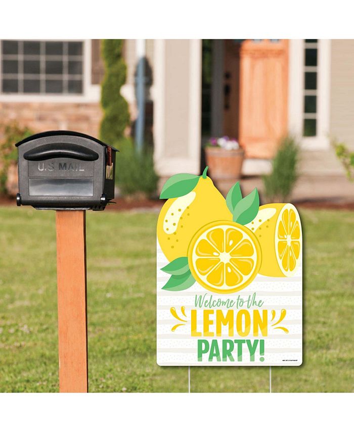Big Dot of Happiness So Fresh - Lemon - Party Decorations - Citrus ...