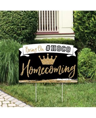 Big Dot of Happiness HOCO Dance - Homecoming Yard Sign Lawn Decor ...