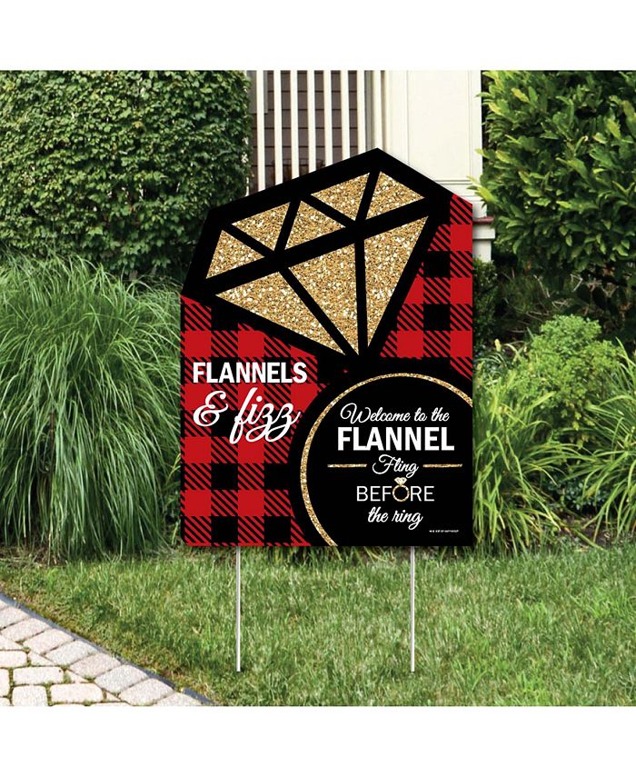 Big Dot of Happiness Flannel Fling Before the Ring - Party Decor ...