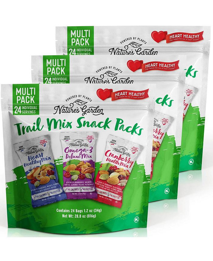 Nature's Garden Healthy Trail Mix Snack Packs - Pack of 3 - Macy's