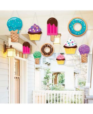 Big Dot of Happiness Hanging Sweet Shoppe - Outdoor Candy & Bakery ...