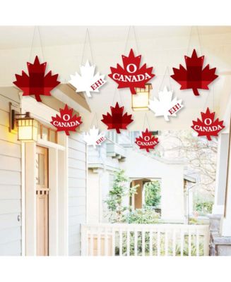 Big Dot of Happiness Hanging Canada Day - Outdoor Hanging Decor ...