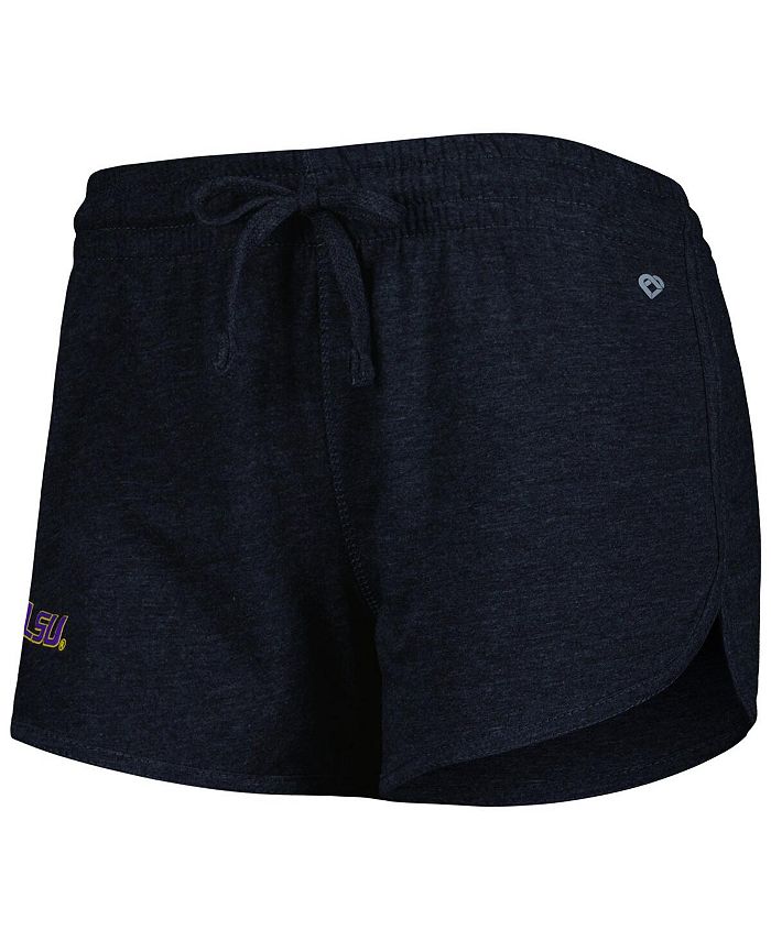 Colosseum Women's Heather Black LSU Tigers Simone Core Shorts - Macy's