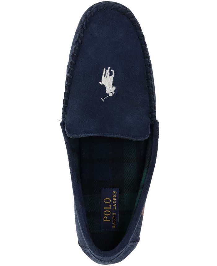 Polo Ralph Lauren Men's Collins Genuine Suede Moc Slipper - Macy's