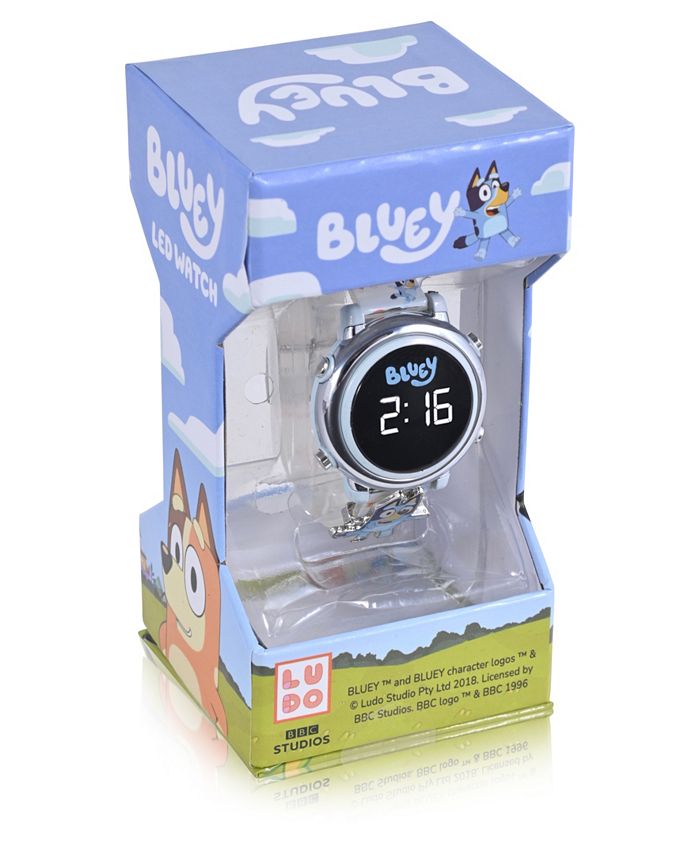 Bluey Unisex White Silicone Strap LED Touchscreen Watch - Macy's