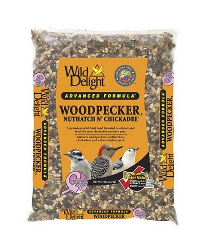 Wild Delight Woodpecker Nuthatch and Chickadee Bird Seed 5 Lb - Macy's