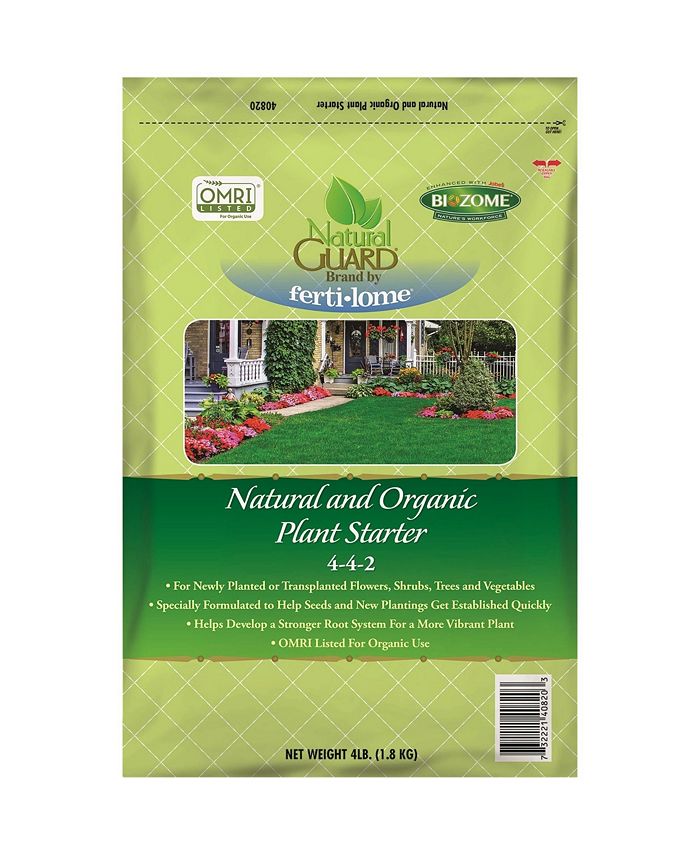 Fertilome Natural Guard Natural and Organic Plant Starter Food, 4lbs ...