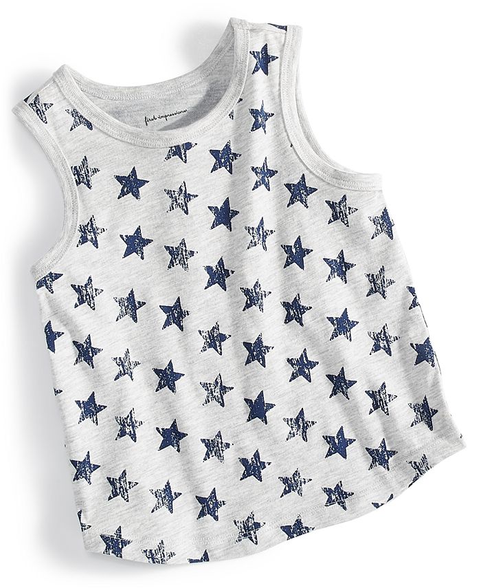 First Impressions Toddler Boys Large Star Tank, Created for Macy's - Macy's