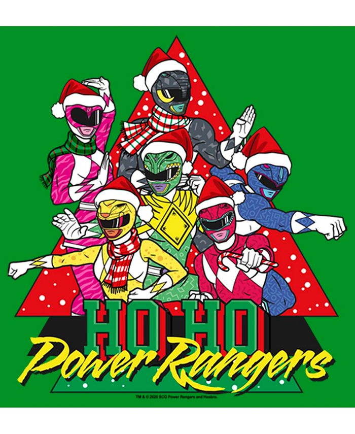 Hasbro Boy's Power Rangers Santa Rangers Ho Ho Child T-Shirt - Macy's