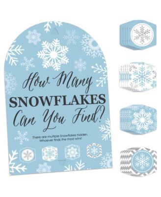 Big Dot of Happiness Winter Wonderland Holiday & Winter Wedding ...