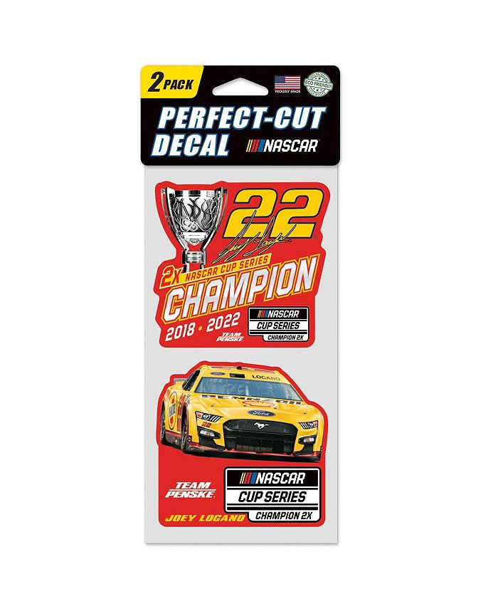 Wincraft Joey Logano Two-Time NASCAR Cup Series Champion 4'' x 8 ...