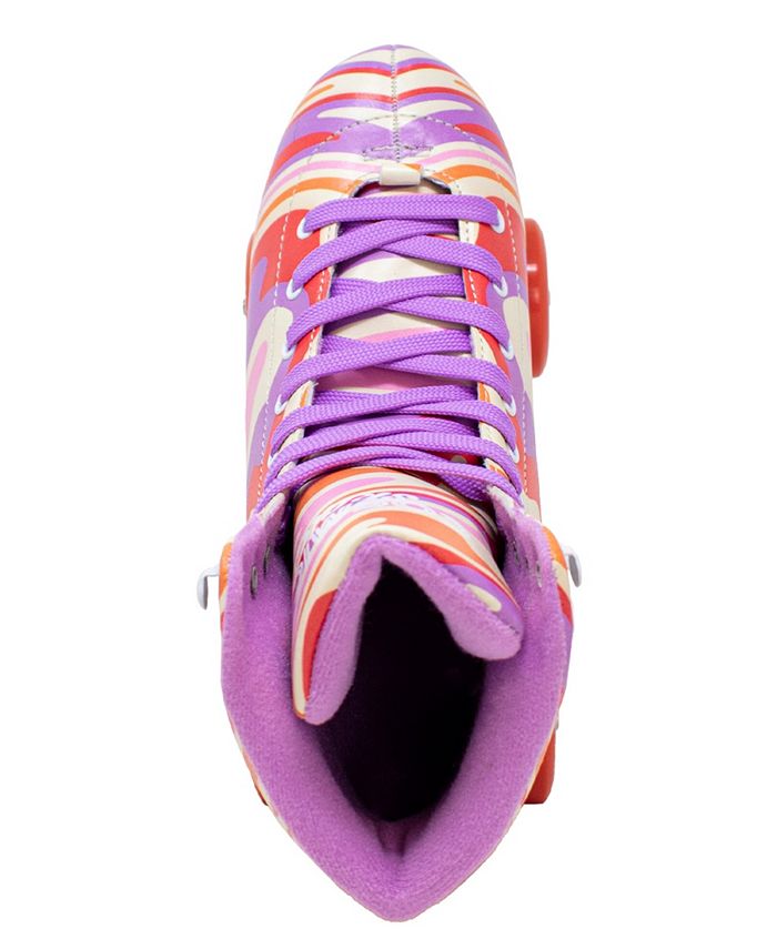 Cosmic Skates Women's Swirl Print Roller Skates - Macy's