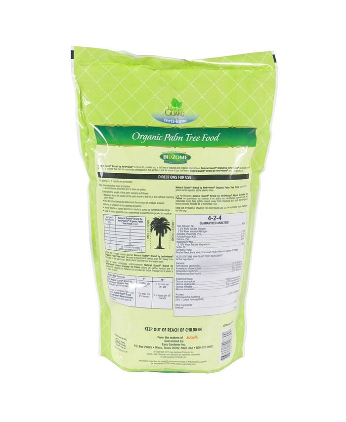 Fertilome Natural Guard Natural and Organic Palm Tree Food 4-2-4, 4lbs ...