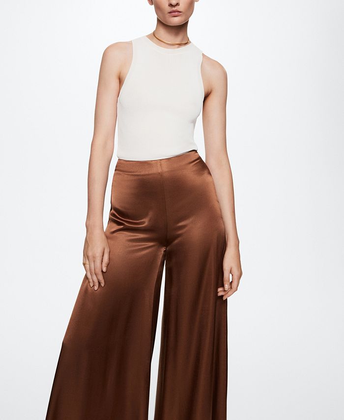 MANGO Women's Palazzo Pants - Macy's