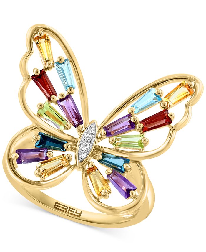 EFFY Collection EFFY® Multi-Gemstone (1-1/3 ct. t.w.) & Diamond Accent ...