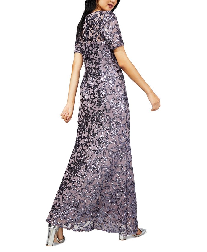 Alex Evenings Women's Sequined A-Line Dress - Macy's