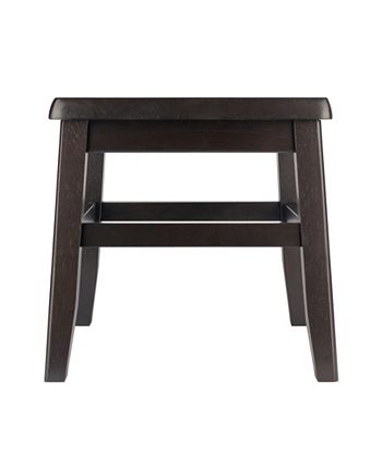 Winsome Kaya 2-Piece Wood Conductor Stool Set - Macy's