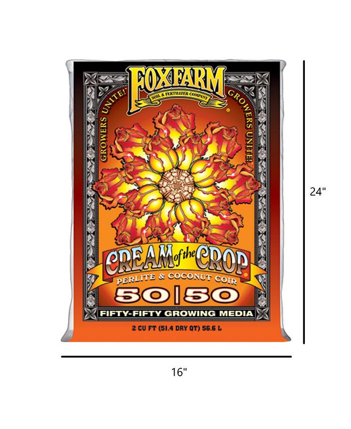 FoxFarm 50/50 Cream of the Crop Perilite & Coconut Coir, 2 CF - Macy's