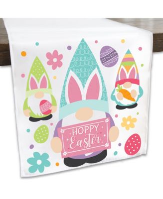 Big Dot of Happiness Easter Gnomes - Spring Bunny Party Decor - Cloth ...