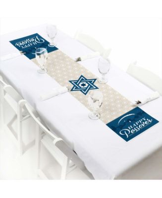Happy Passover - Petite Pesach Party Paper Table Runner - 12 x 60 ...