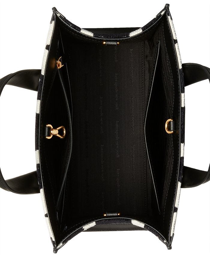 kate spade new york Manhattan Spade Flower Monogram Chenille Fabric ...