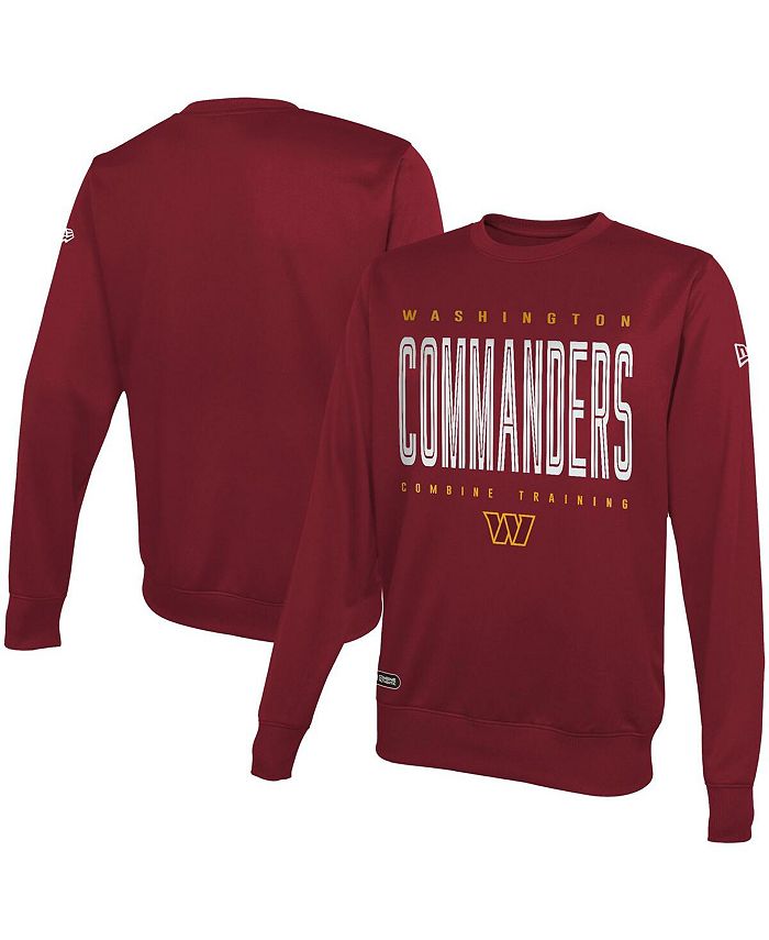 New Era Men's Burgundy Washington Commanders Combine Authentic Top Pick ...