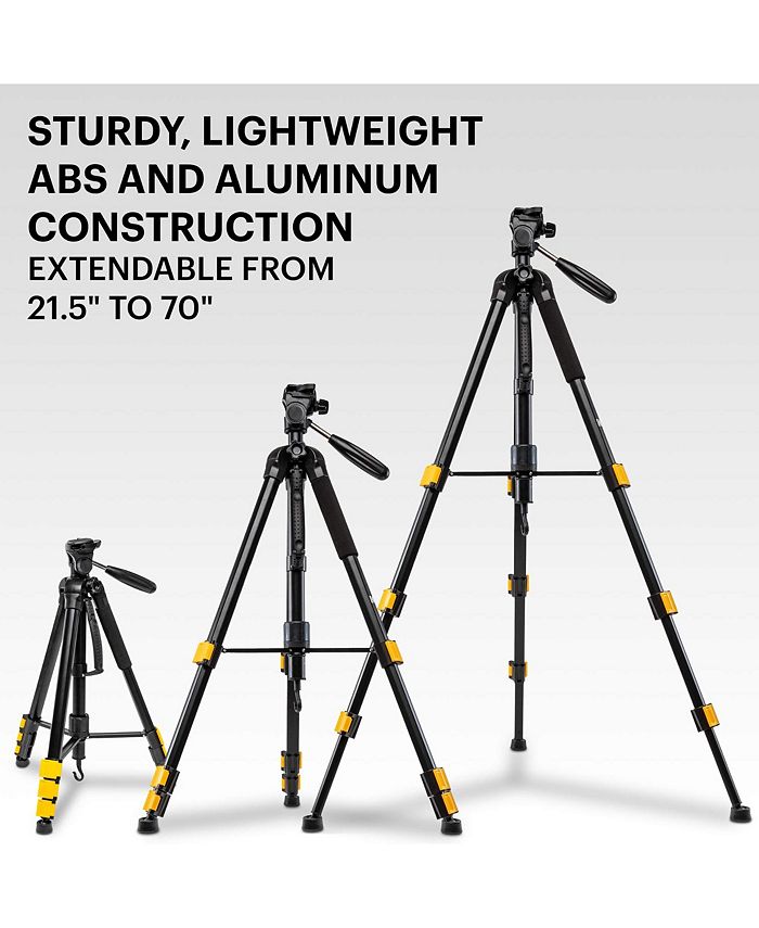 Kodak PhotoGear 2-in-1 Tripod & Monopod w/Remote, Lightweight 70” - Macy's