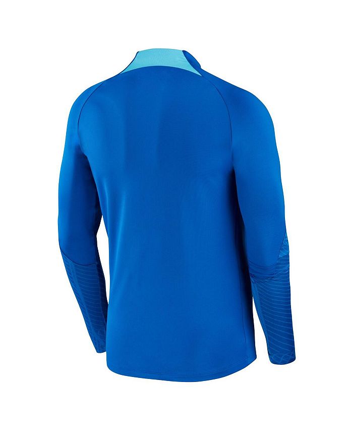 Nike Men's Blue England National Team Strike Drill Performance Raglan ...