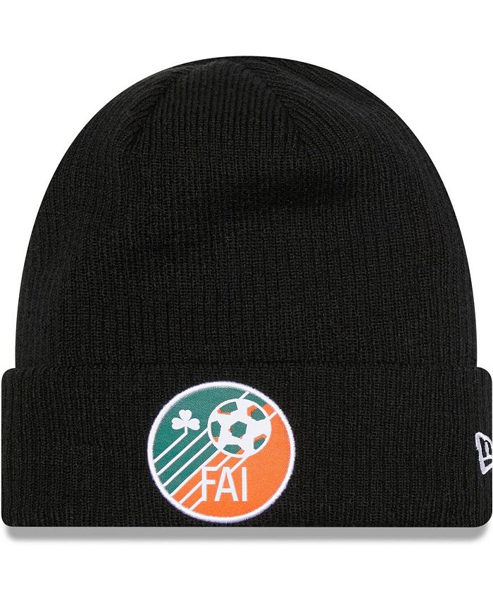 New Era Men's Black Ireland National Team Retro Cuffed Knit Hat - Macy's