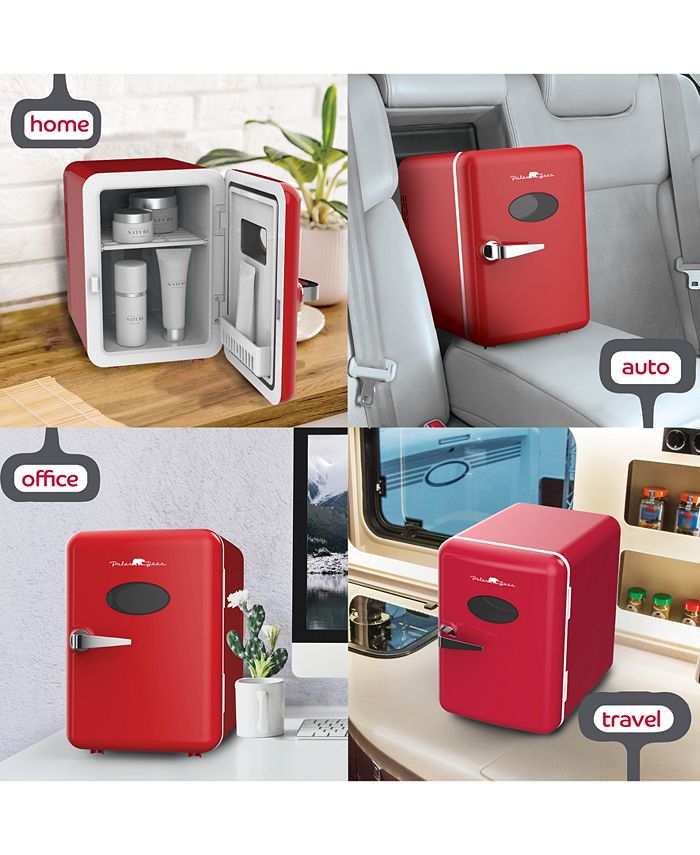 Tzumi Polar Bear Retro 4-Liter Mini Cooler Mini Fridge - Macy's