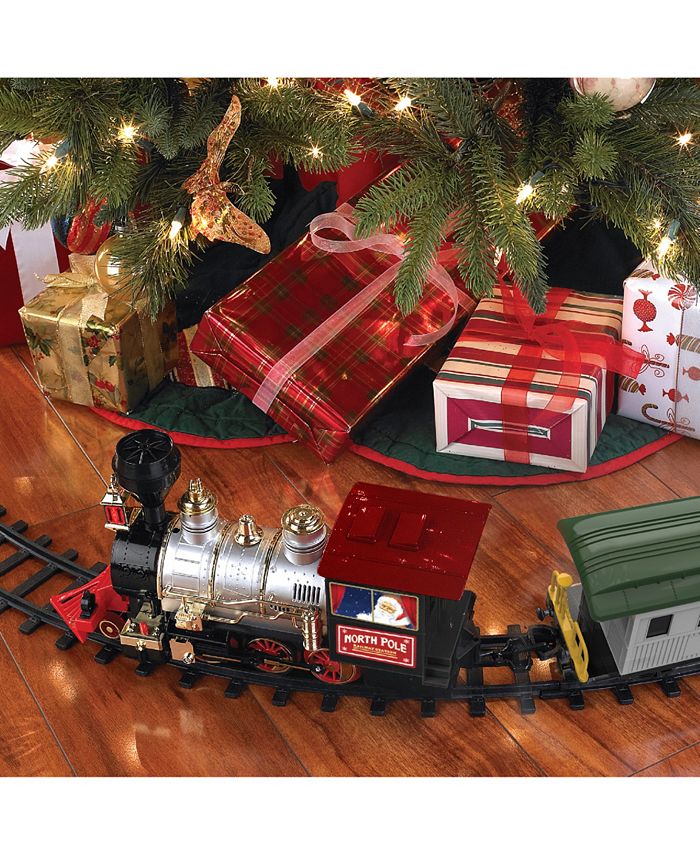 Blue Hat Toy Company CLOSEOUT! 30-Piece Classic Motorized Train Set ...