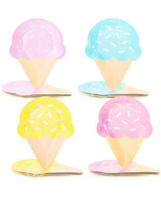Blue Panda Ice Cream Party Plates (10 Inches, 48-Pack) - Macy's