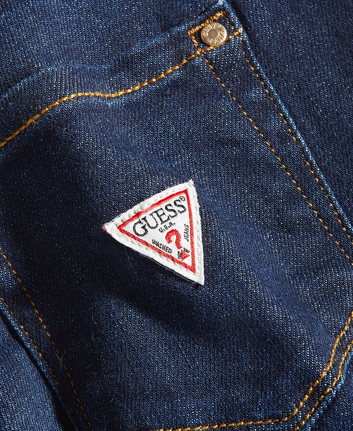 GUESS Big Girls Denim 5 Pocket Straight Jeans - Macy's