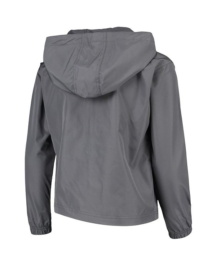 Champion Big Boys Graphite Michigan Wolverines Pack and Go Windbreaker Jacket - Macy's