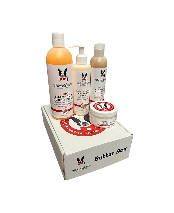 Warren London Butter Box | Dog Grooming Gift Set with Four of Warren ...