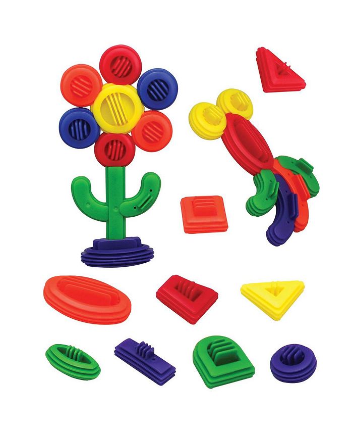 Kaplan Early Learning Soft Shape Builders - 216 Pieces - Macy's